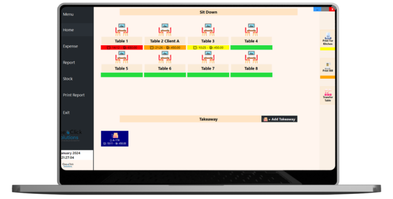 One Click POS - ERP integrated POS System - One Click Solutions
